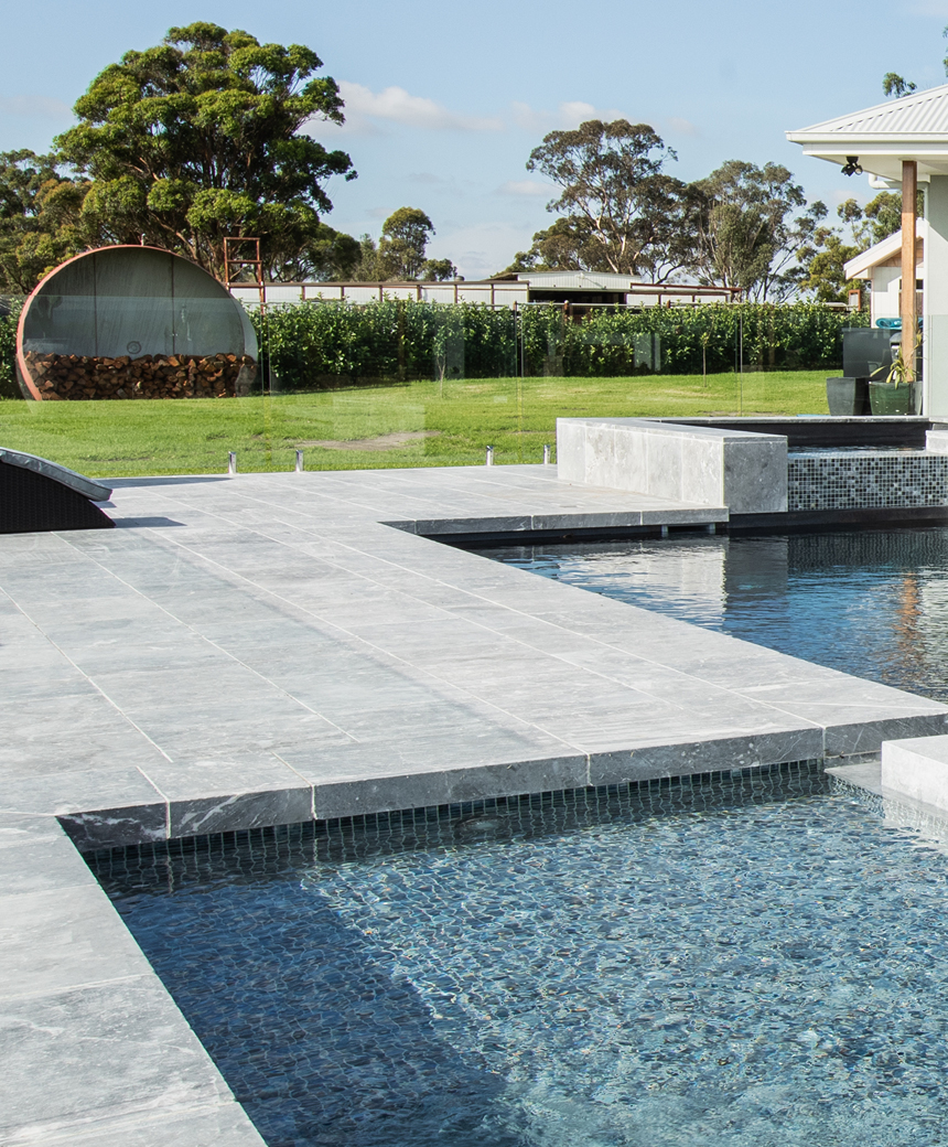 Upgrade Your Pool Area: The Benefits of Drop Edge Coping