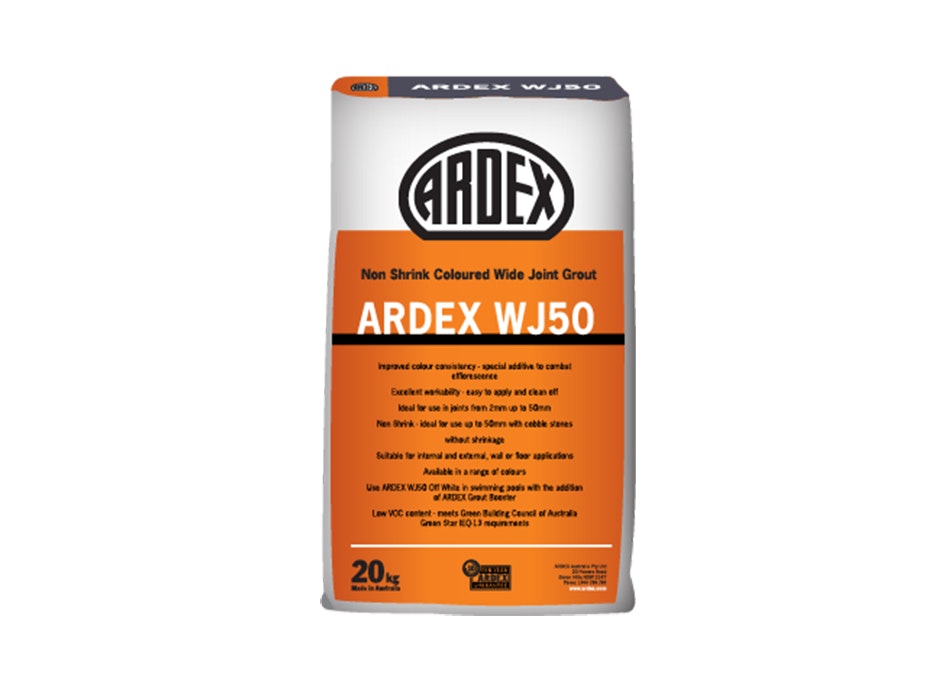 Artisan Exterior | Ardex WJ50 Sanded Grout