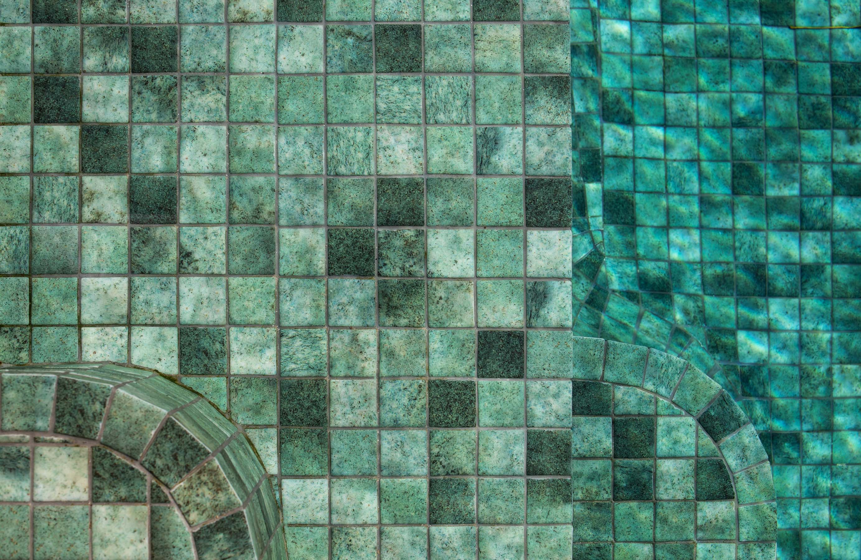 Artisan Exterior | Trace Spanish Glass Pool Tiles & Mosaics