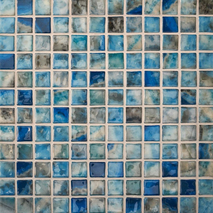 Artisan Exterior | Drift Spanish Glass Pool Tiles & Mosaics