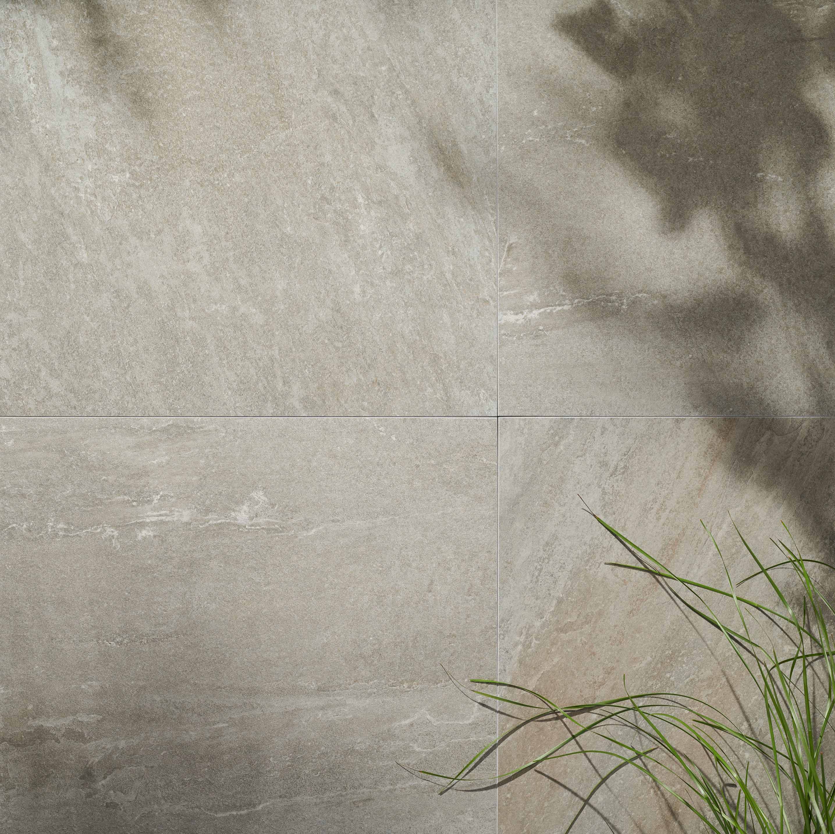 Artisan Exterior | Fossil Grey Quartz Porcelain Pavers