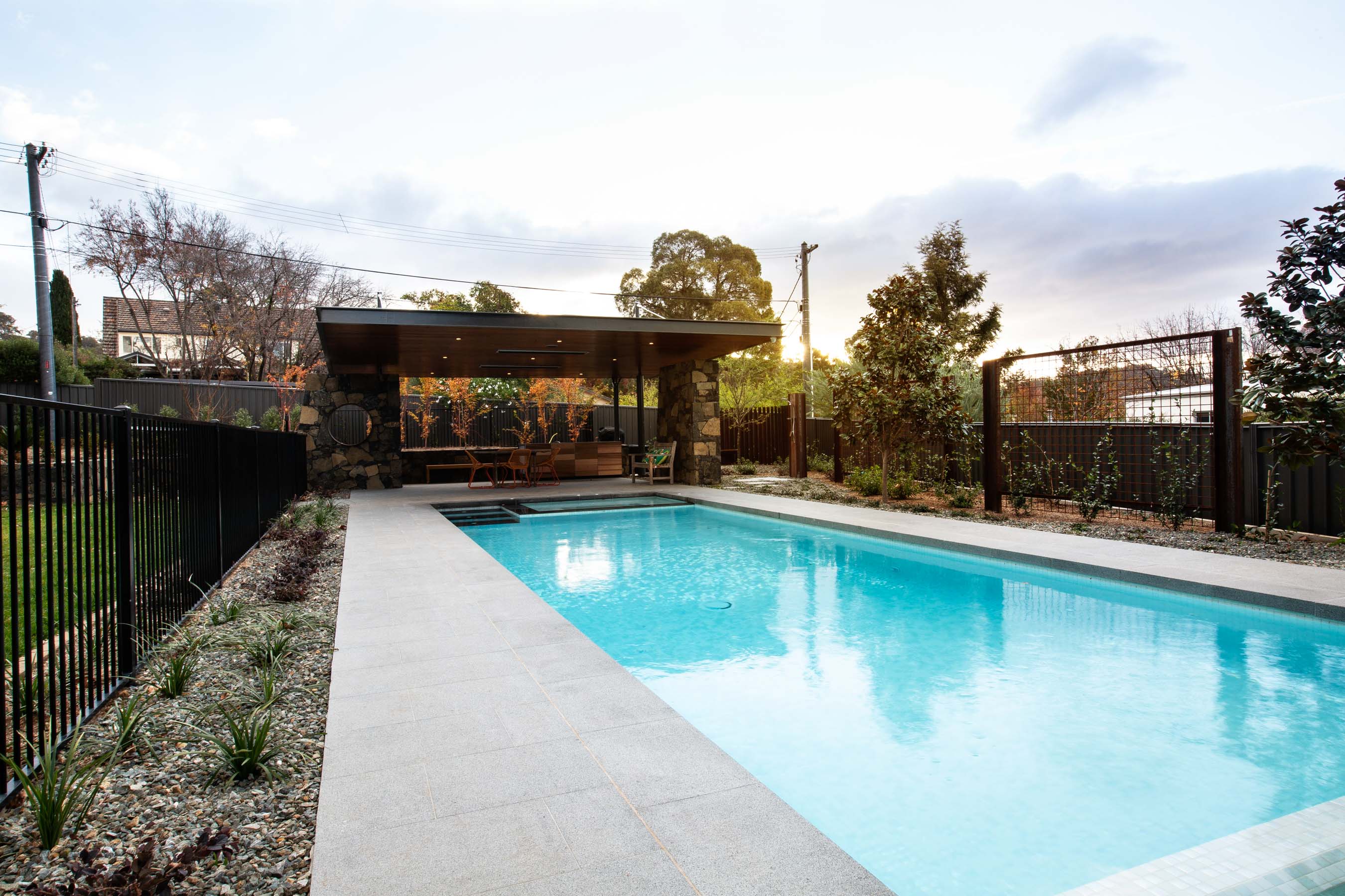 Artisan Exterior | Highland Grey Granite Pavers, Tiles & Coping