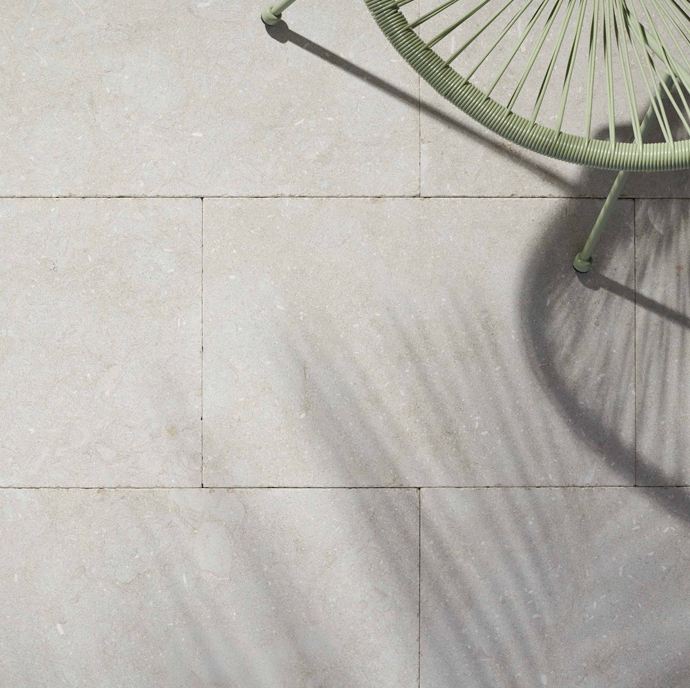 Artisan Exterior | Olive Limestone Pavers, Tiles & Coping