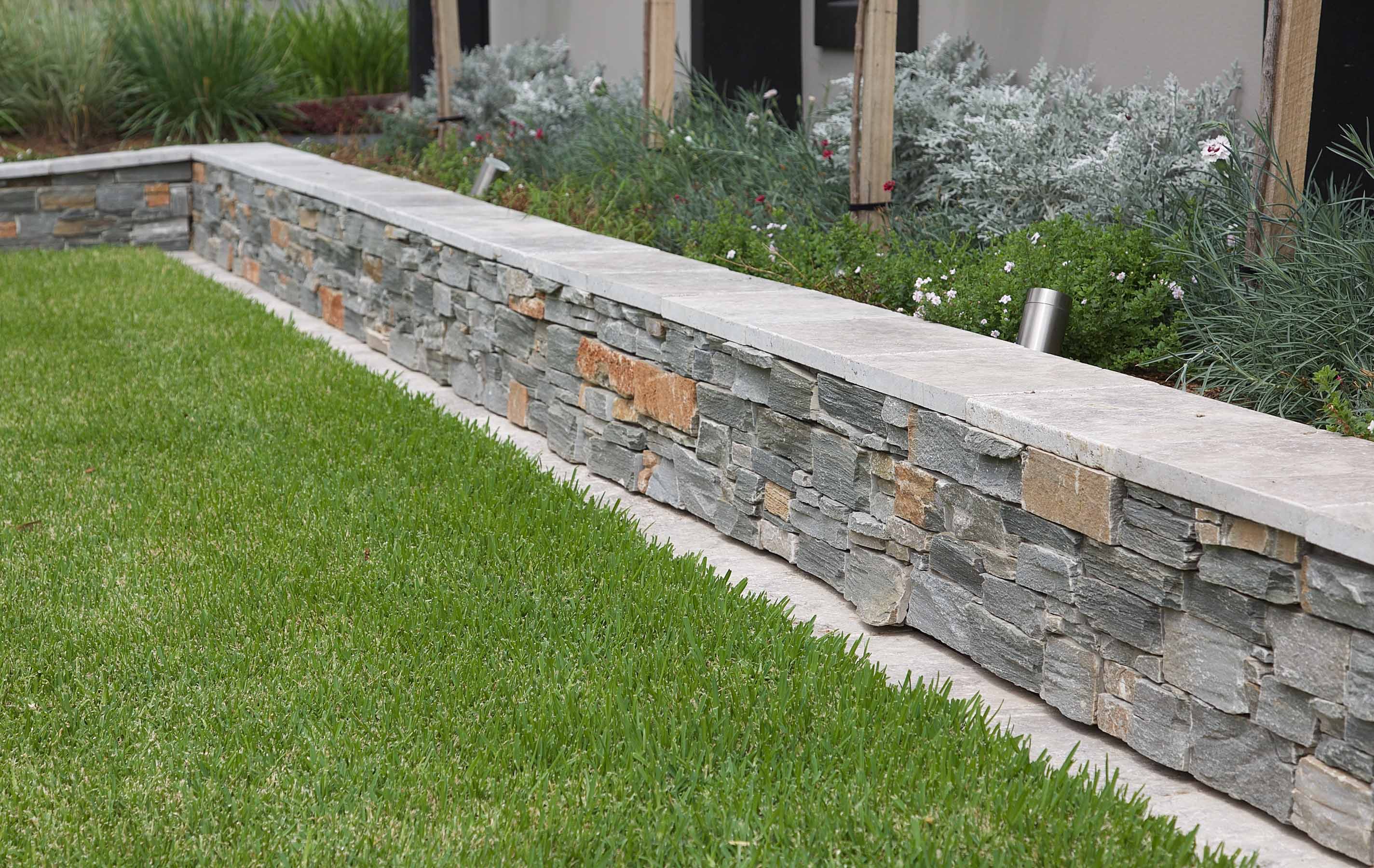 Artisan Exterior | Rustic Grey Z Panel Stacked Stone Cladding