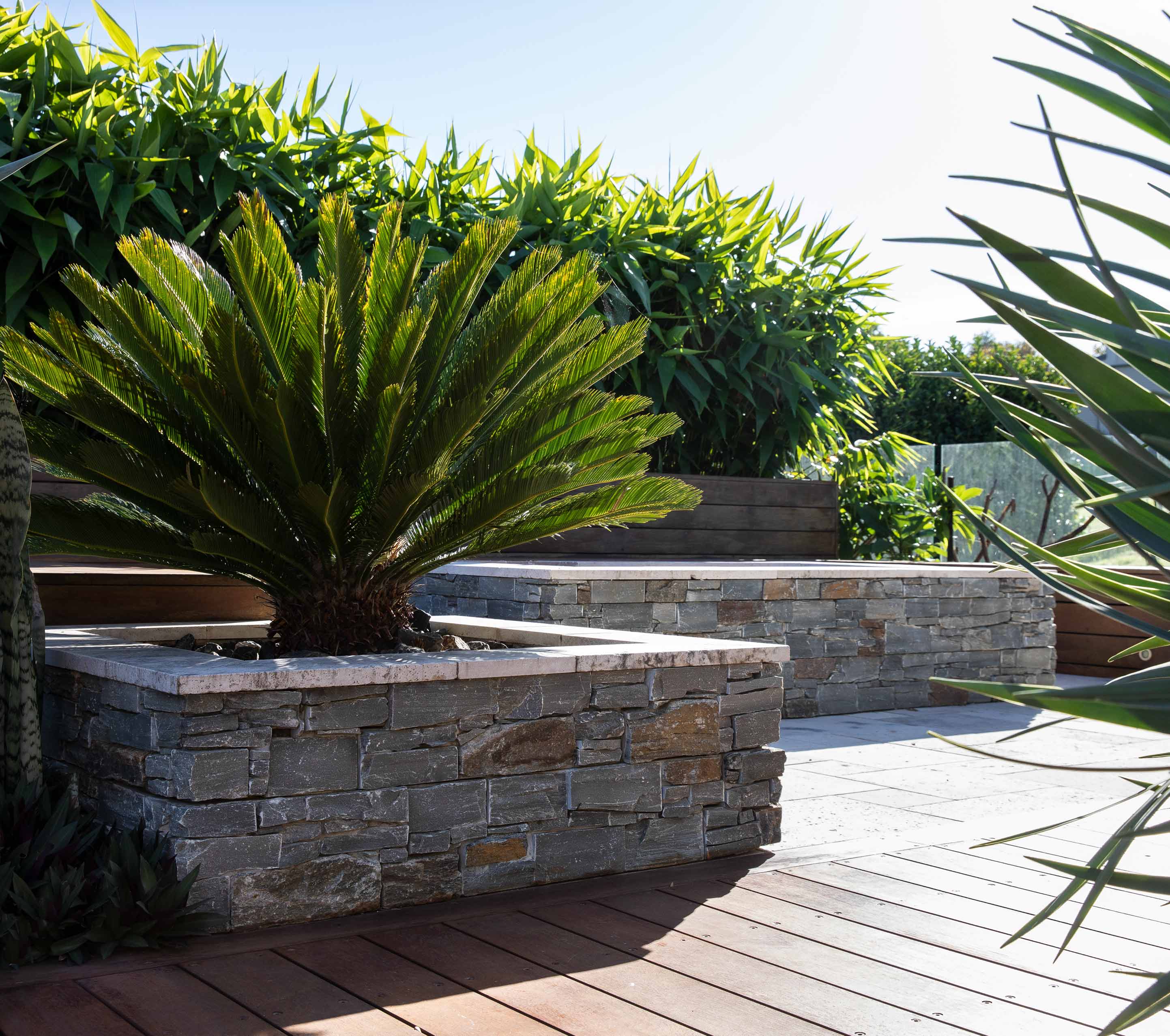 Artisan Exterior | Rustic Grey Z Panel Stacked Stone Cladding