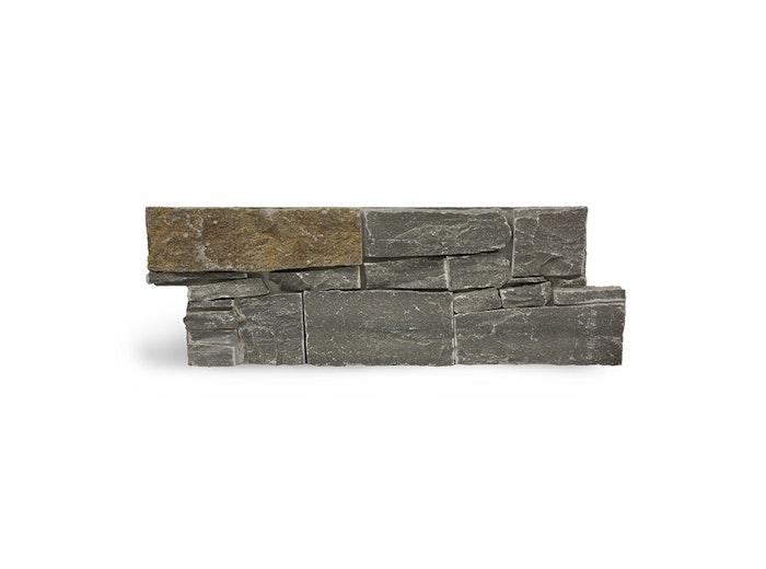 Artisan Exterior | Rustic Grey Z Panel Stacked Stone Cladding