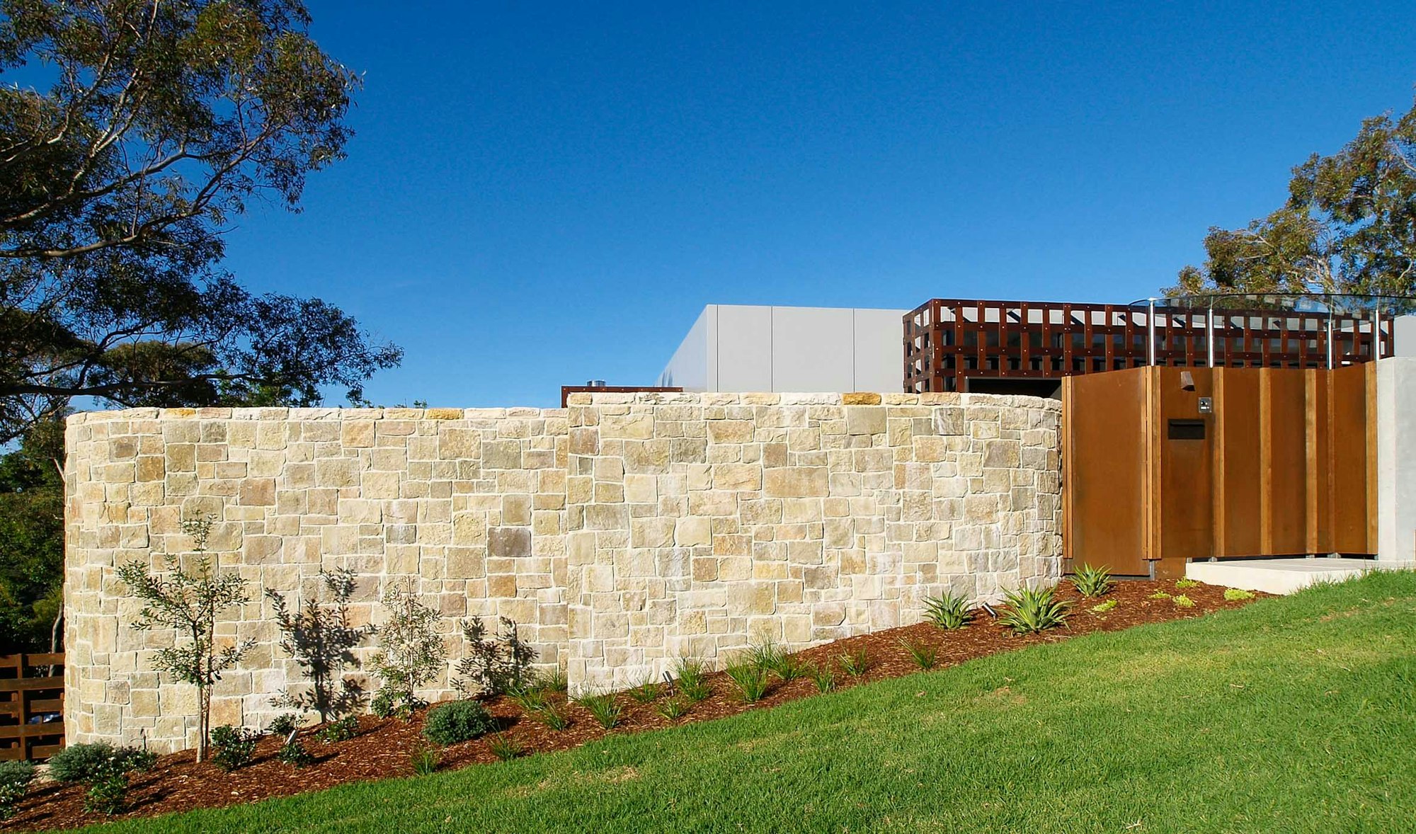 Artisan Exterior | Rustic Grey Z Panel Stacked Stone Cladding