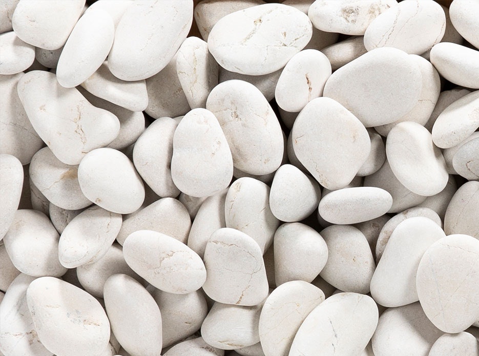 Artisan Exterior | Charcoal Lava stone pebbles for pots & garden